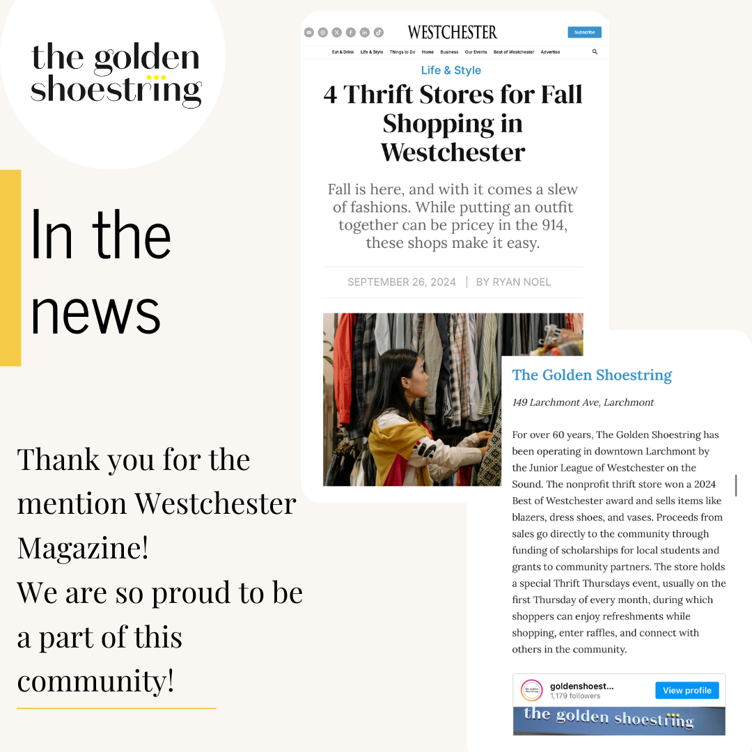 The Golden Shoestring - Junior League of Westchester on the Sound, NY